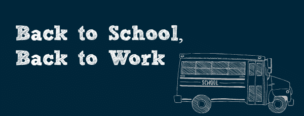 Back to School/Work - Your health and wellbeing - Aloe Vera Dental Studio